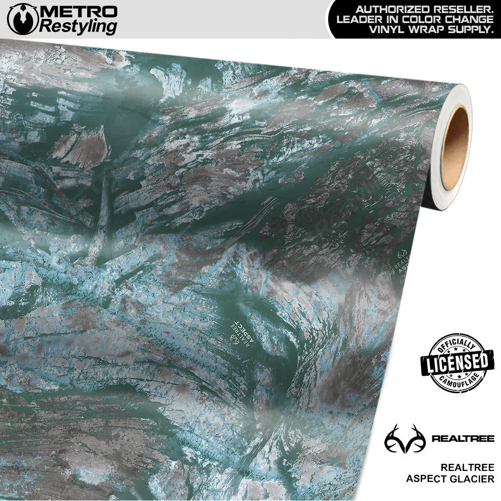 Realtree Aspect Glacier Camouflage Vinyl Wrap Film | CamoWraps