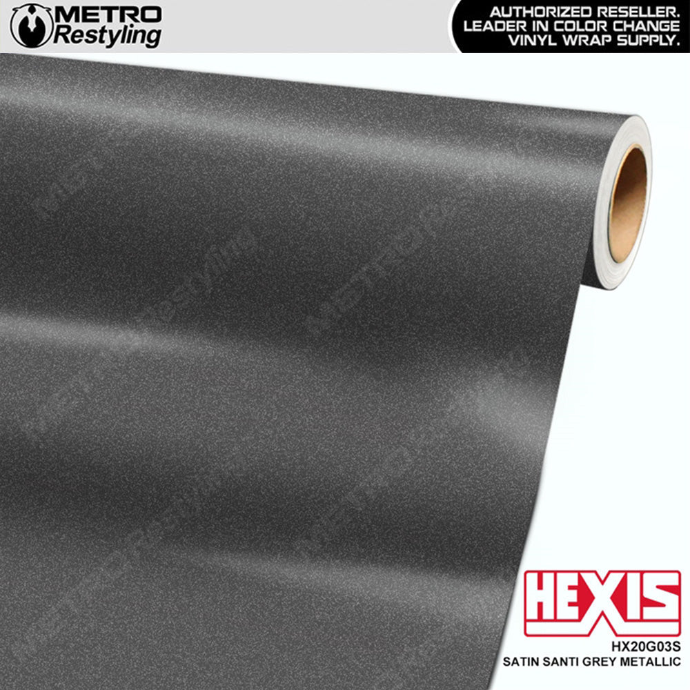 Satin Santi Gray Metallic - Hexis | Metro Restyling