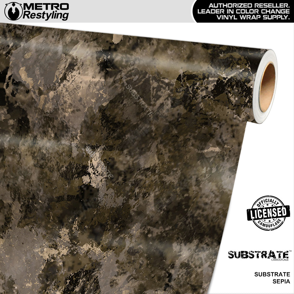 Sepia Camouflage - Substrate | Metro Restyling