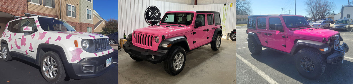 Terrific Jeep Wrangler Wrap Pink Images