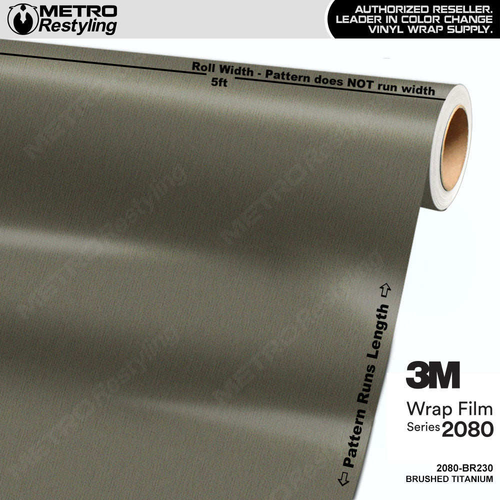Brushed Titanium - 3M | Metro Restyling