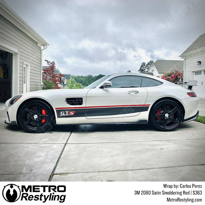 Satin Smoldering Red - 3M | Metro Restyling