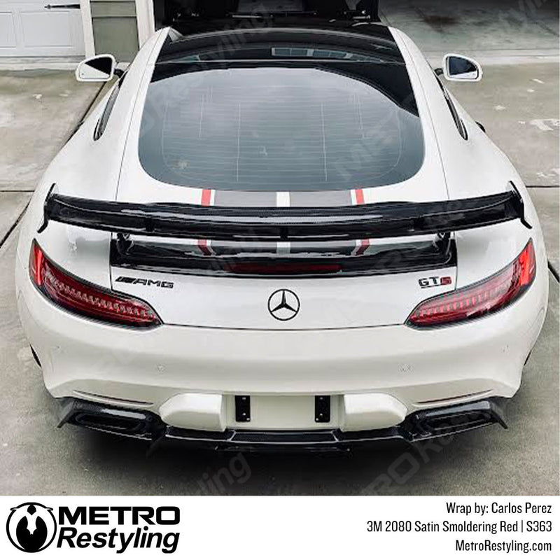 Satin Smoldering Red - 3M | Metro Restyling