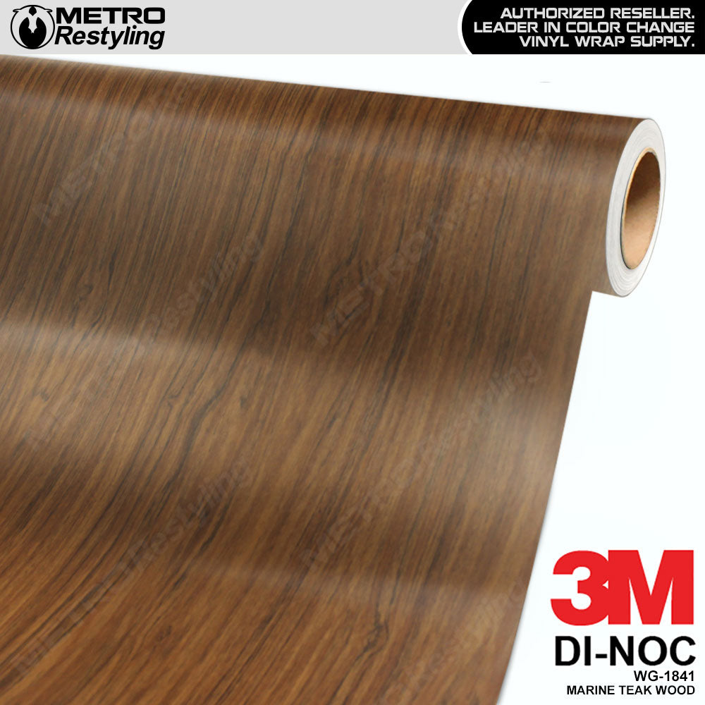 Marine Teak Wood - 3M DI-NOC | Metro Restyling