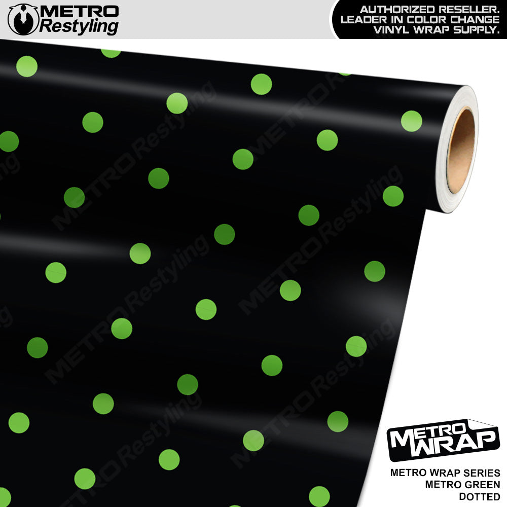 Dotted Metro Green - Metro Wrap | Metro Restyling