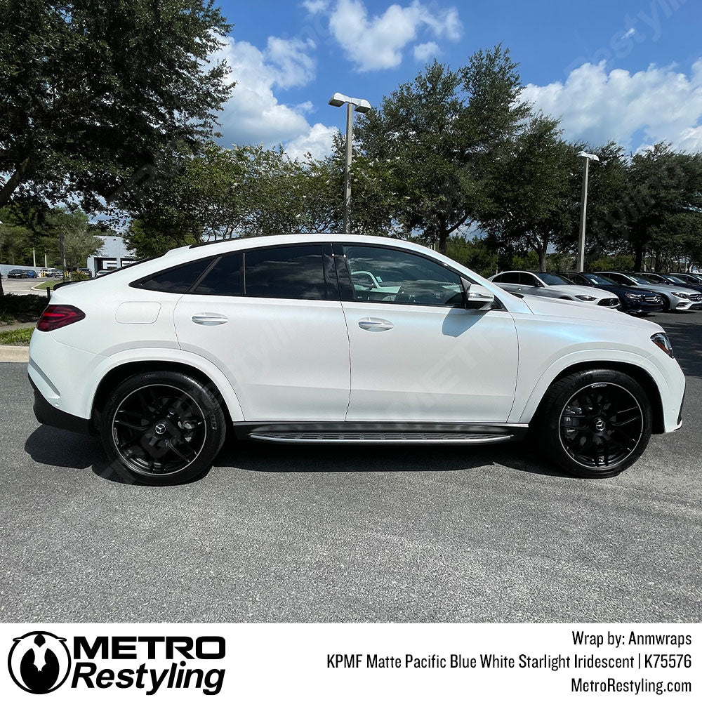 Matte Pacific Blue White Starlight Iridescent - KPMF | Metro Restyling