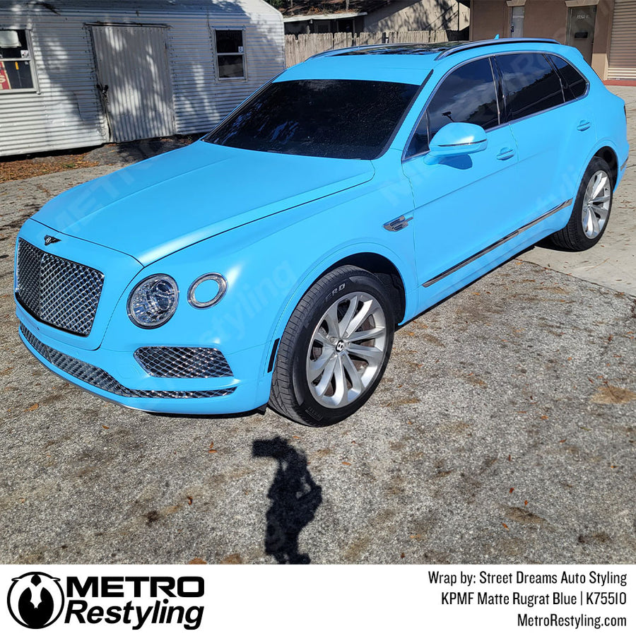 Matte Rugrat Blue Vinyl Wrap - KPMF | Metro Restyling