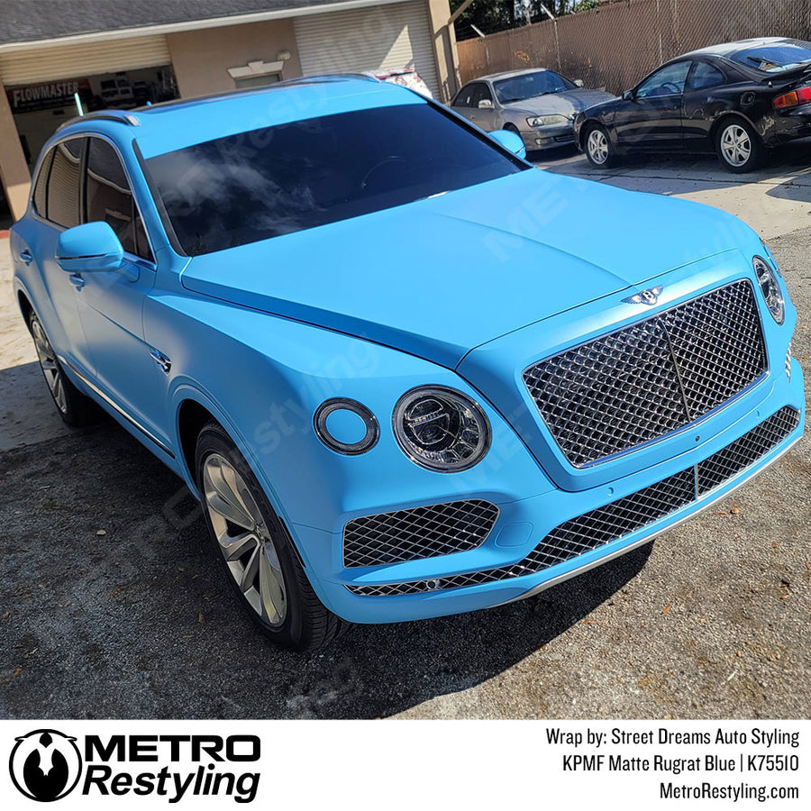 Matte Rugrat Blue Vinyl Wrap - KPMF | Metro Restyling