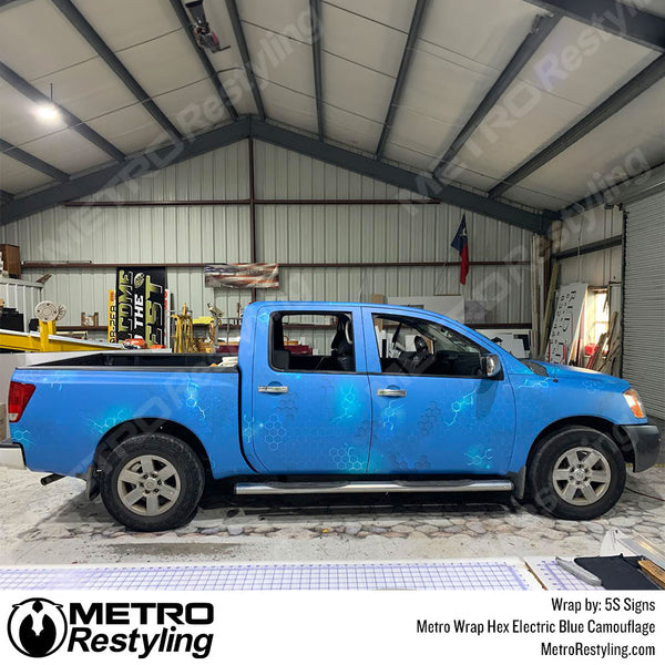 Hex Electric Blue - Metro Wrap | Metro Restyling