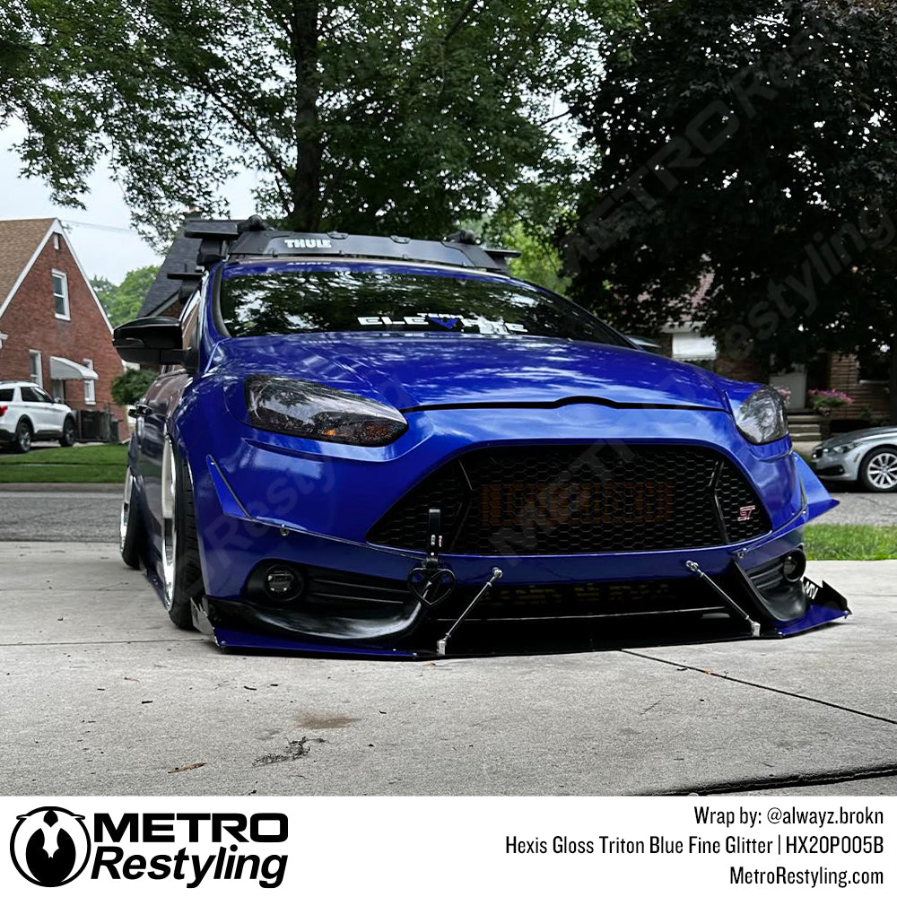 Gloss Triton Blue Fine Glitter - Hexis | Metro Restyling
