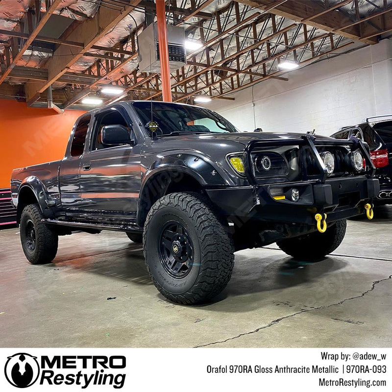 Orafol Gloss Anthracite Metallic Vinyl Wrap | Metro Restyling