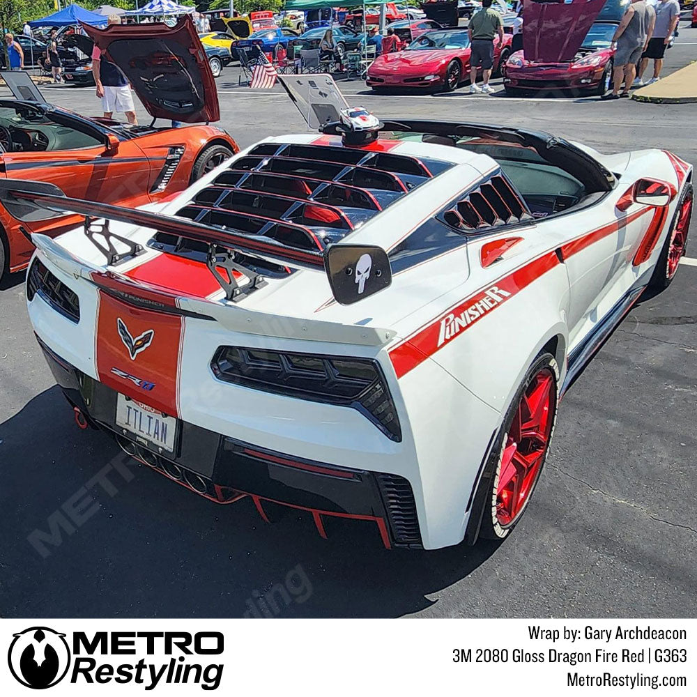 dodge flame red wrap