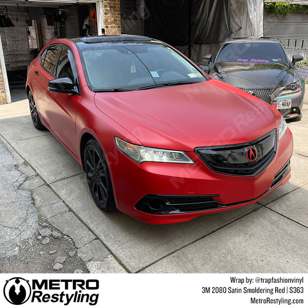 Satin Smoldering Red - 3M | Metro Restyling