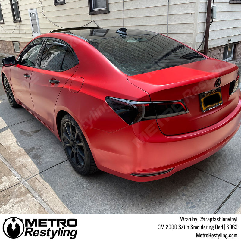 Satin Smoldering Red - 3M | Metro Restyling