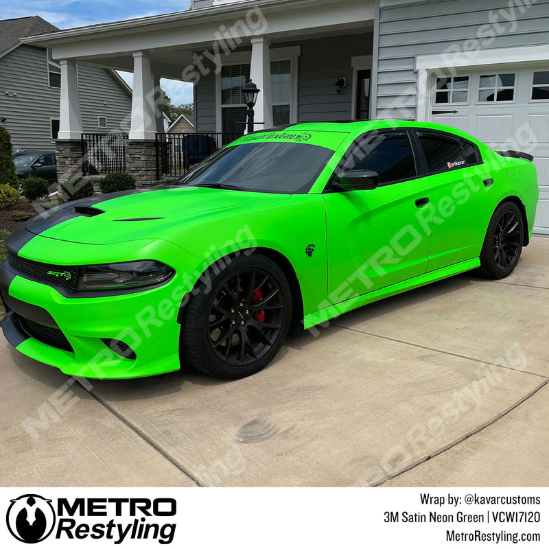 Satin Neon Green - 3M | Metro Restyling