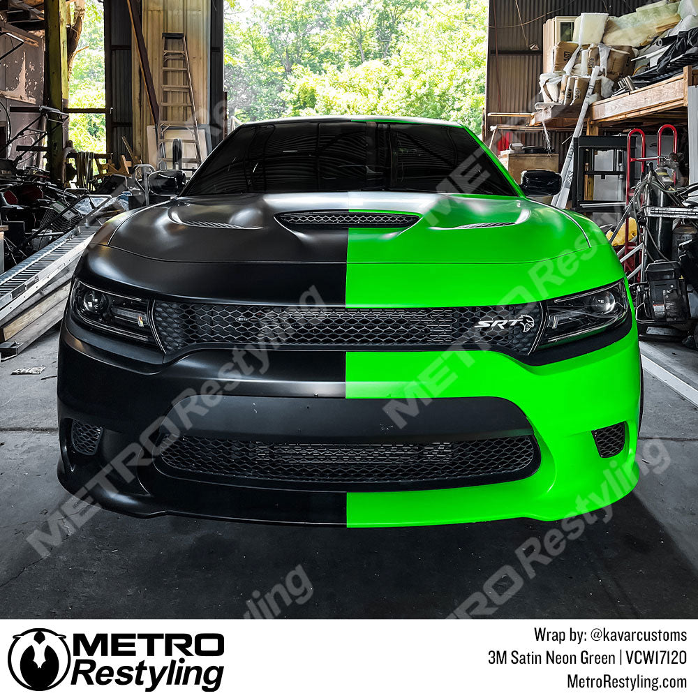 Satin Neon Green - 3M | Metro Restyling