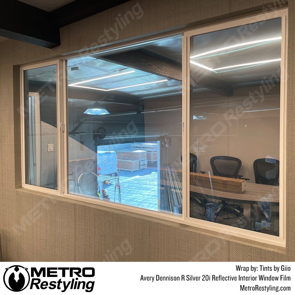 Avery Dennison R Silver 20i Reflective Interior Window Film