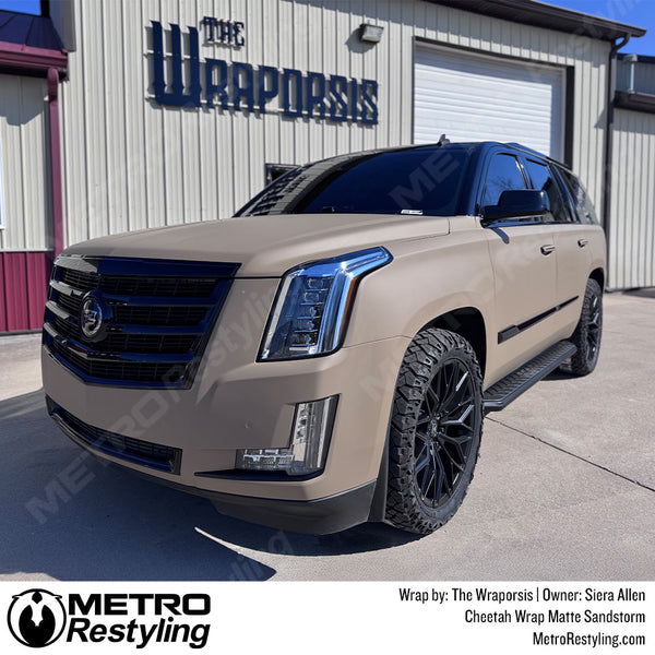 Cheetah Wrap - Matte Sandstorm | Metro Restyling
