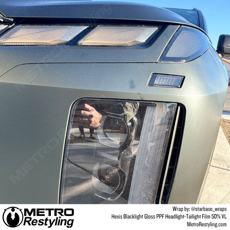 Hexis Blacklight Gloss PPF Headlight/Tailight Film | Metro Restyling