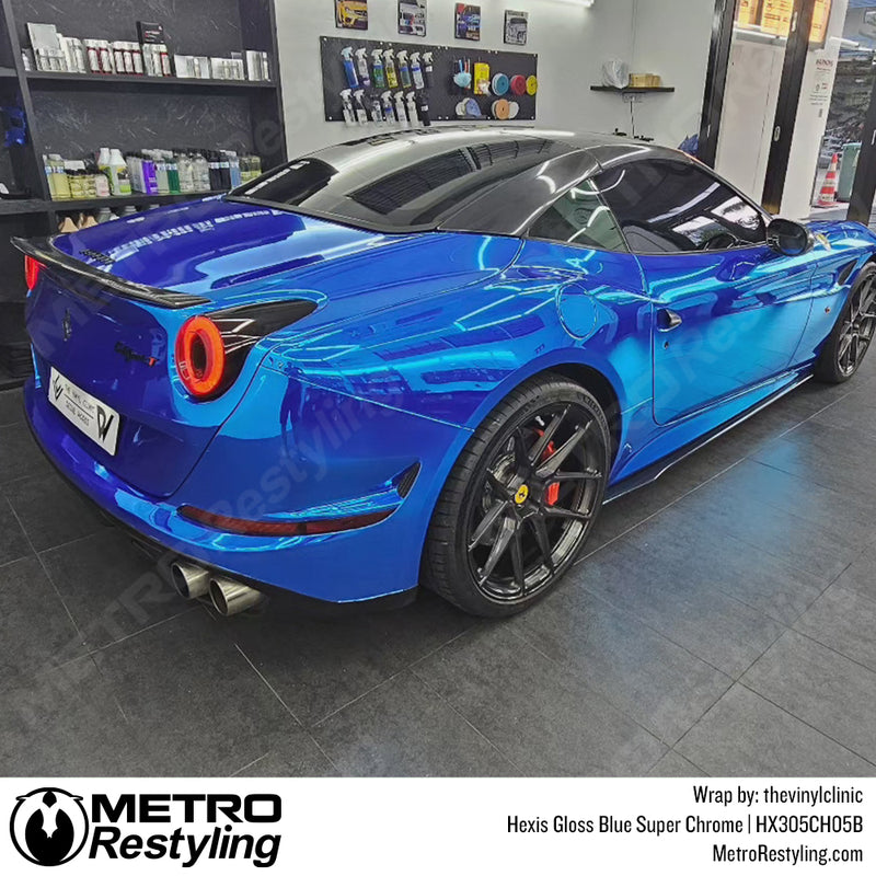 Gloss Blue Super Chrome - Hexis | Metro Restyling
