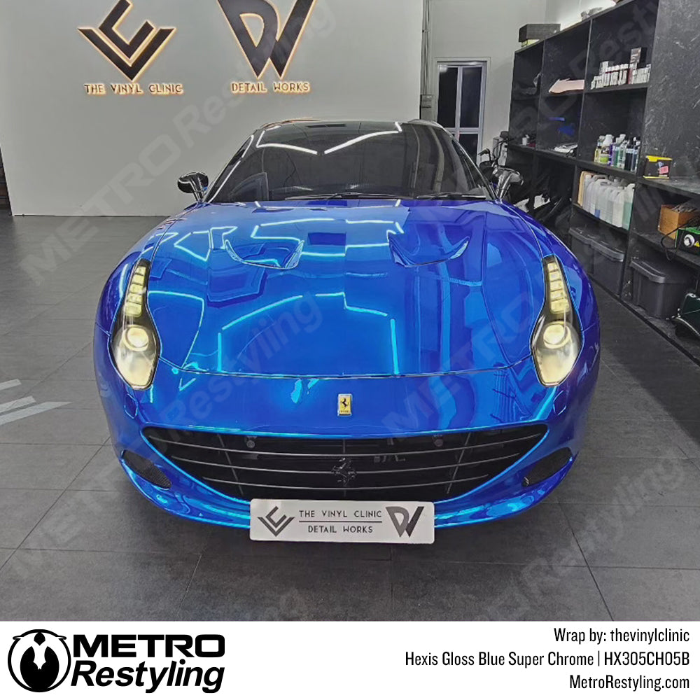 Gloss Blue Super Chrome - Hexis | Metro Restyling