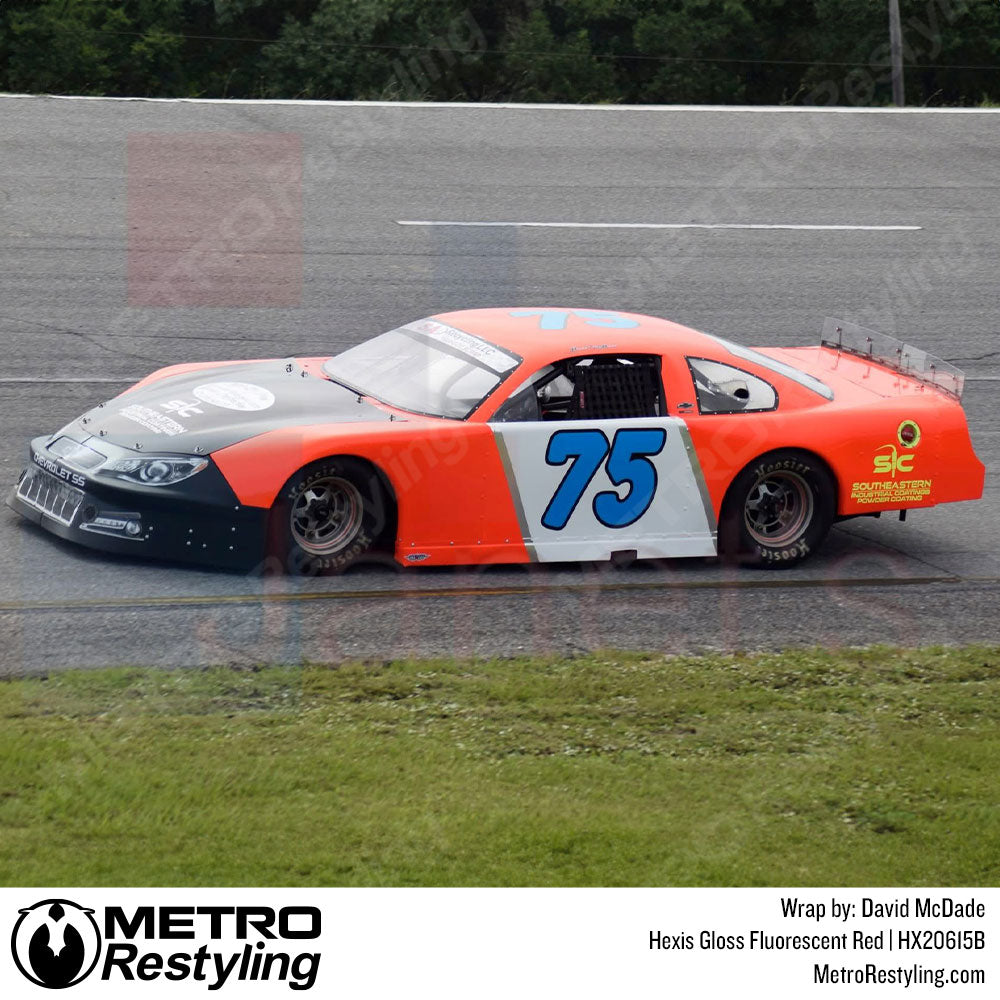 Satin Fluorescent Red - Hexis | Metro Restyling