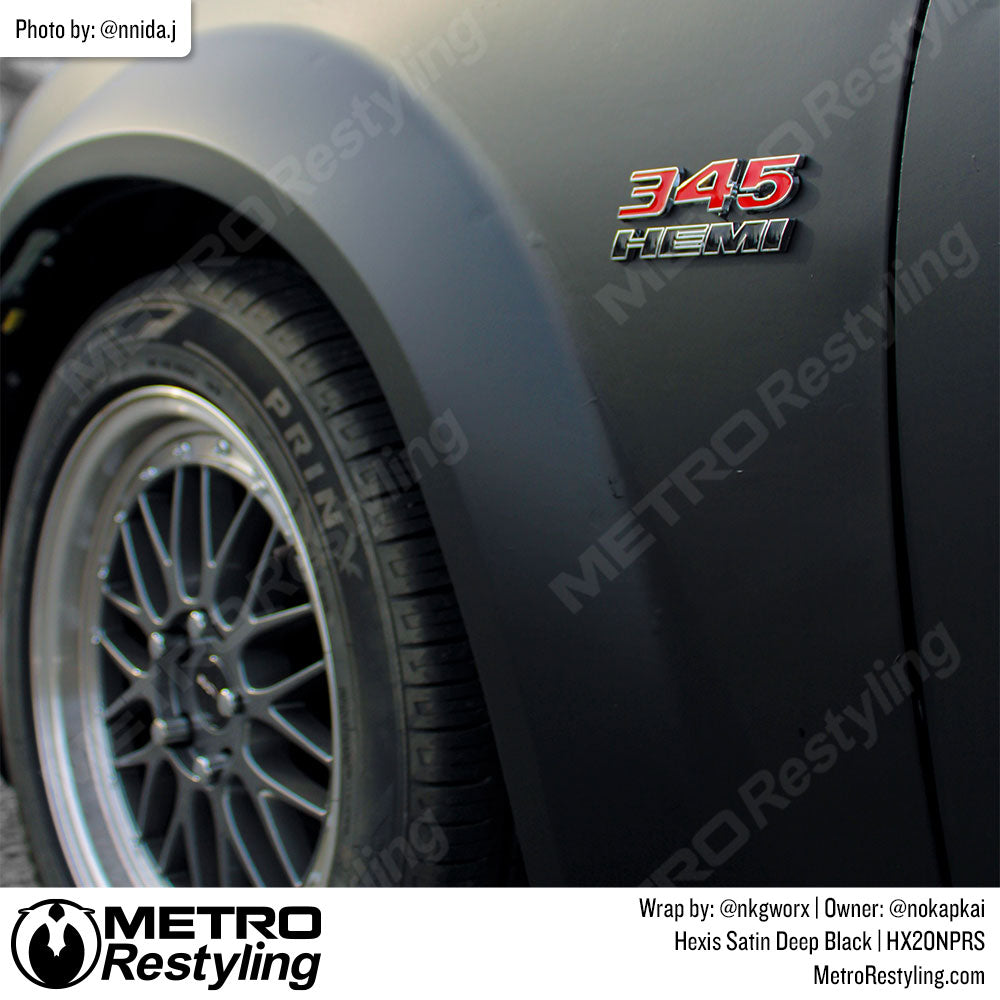 Satin Deep Black - Hexis | Metro Restyling