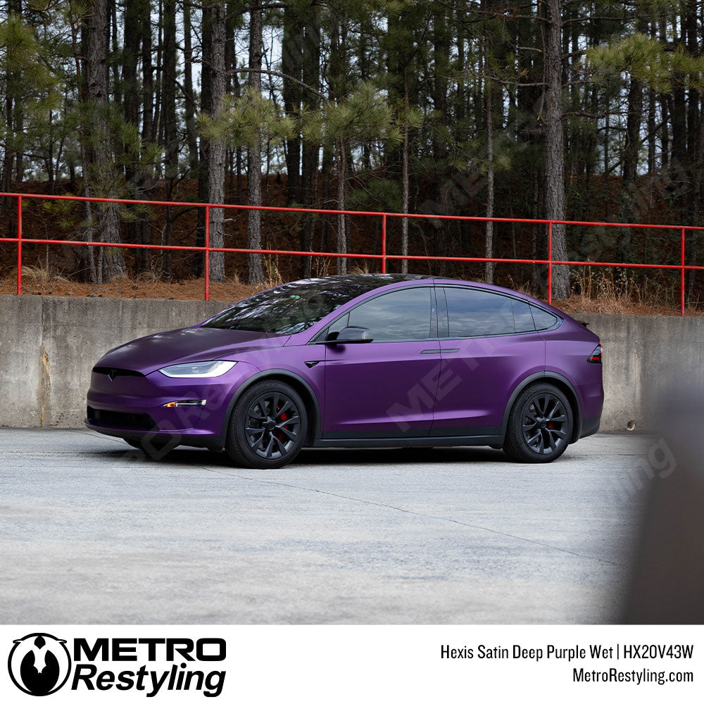 Satin Deep Purple Wet - Hexis | Metro Restyling