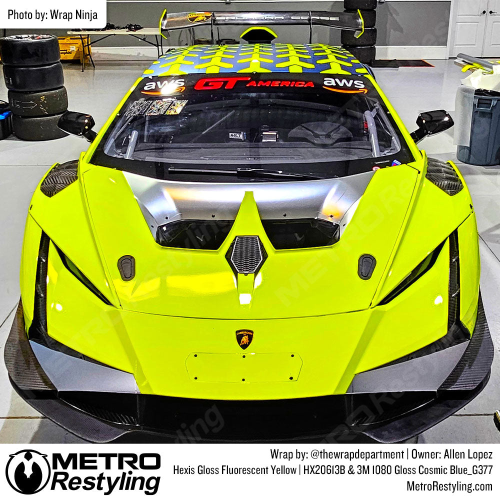 Gloss Fluorescent Yellow - Hexis | Metro Restyling