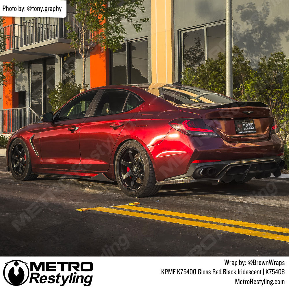 Gloss Red Black Iridescent - KPMF | Metro Restyling