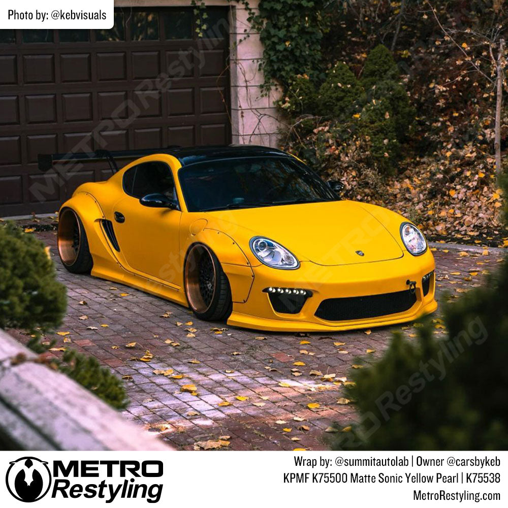 Matte Sonic Yellow Pearl - KPMF | Metro Restyling