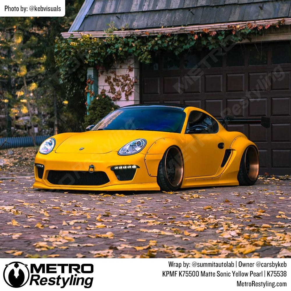 Matte Sonic Yellow Pearl - KPMF | Metro Restyling