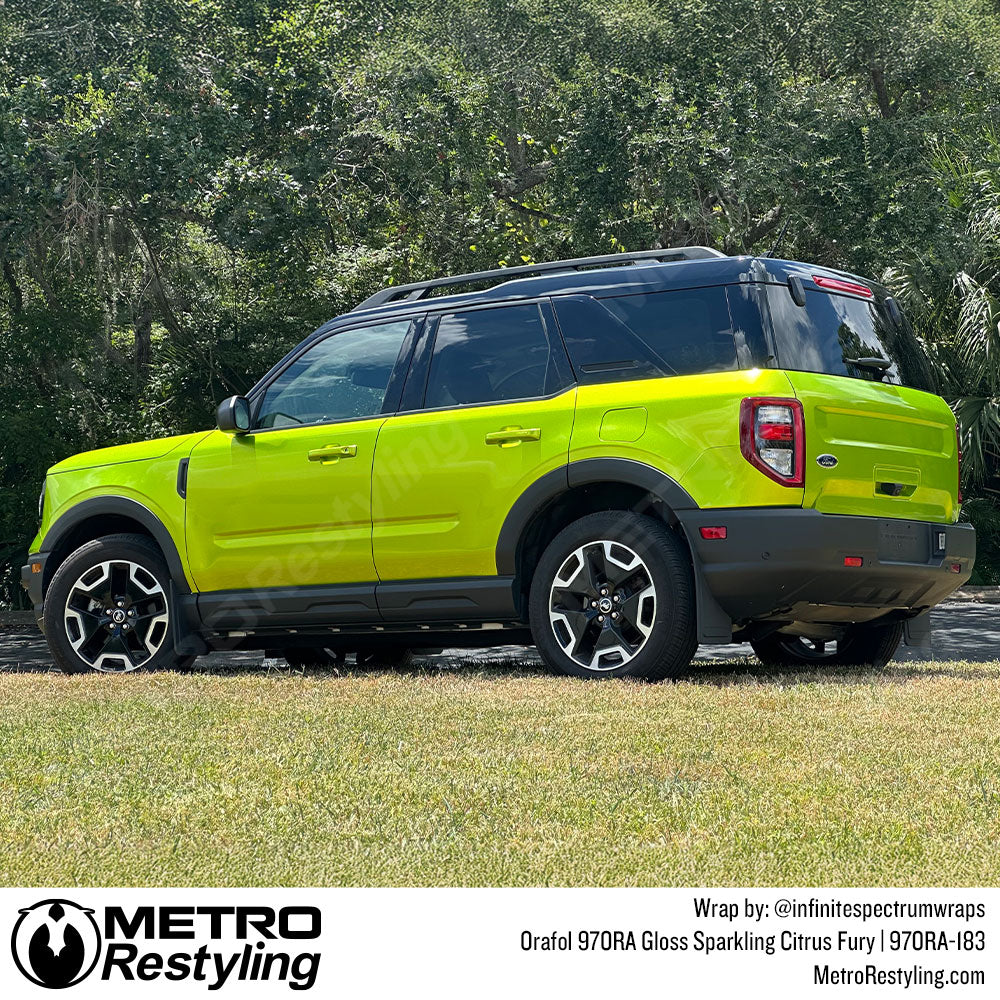 Orafol Gloss Sparkling Citrus Fury Vinyl Wrap | Metro Restyling