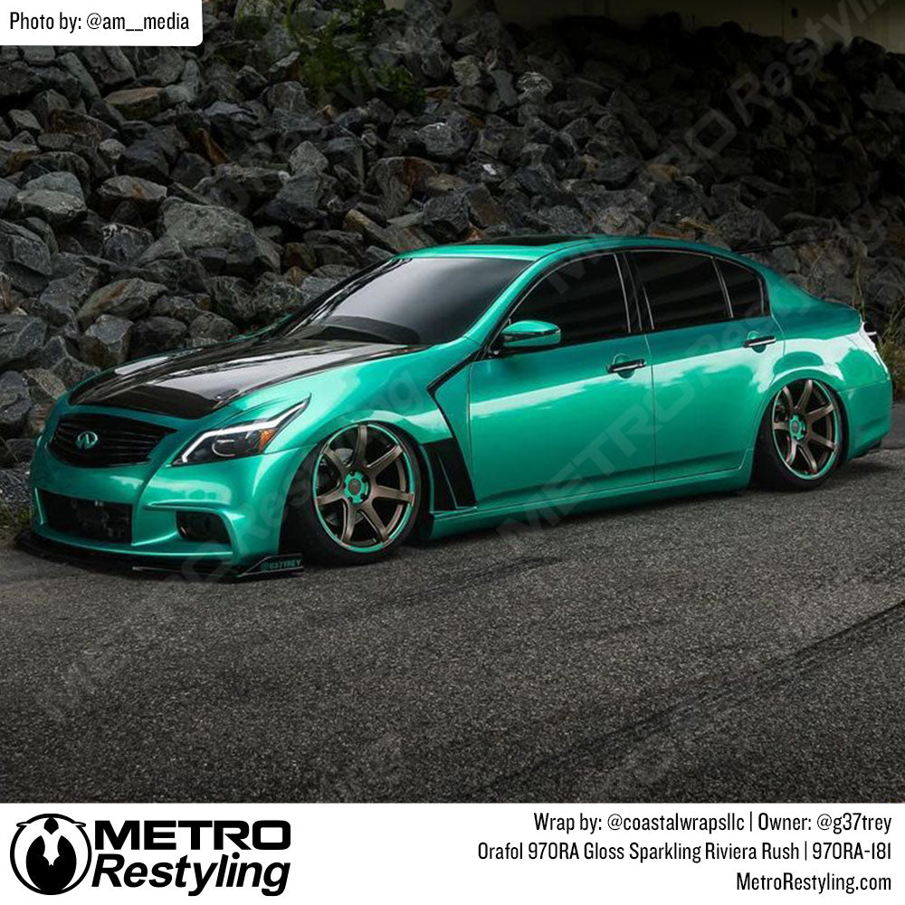 Orafol Gloss Sparkling Riviera Rush Vinyl Wrap | Metro Restyling