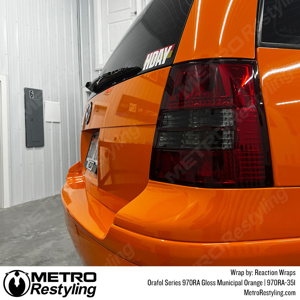 Orafol Gloss Municipal Orange Vinyl Wrap | Metro Restyling (Special Order)