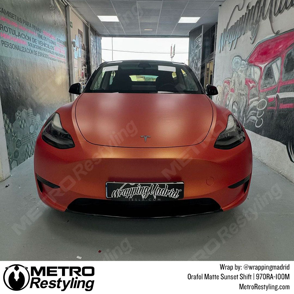 Orafol Matte Sunset Shift Vinyl Wrap | Metro Restyling