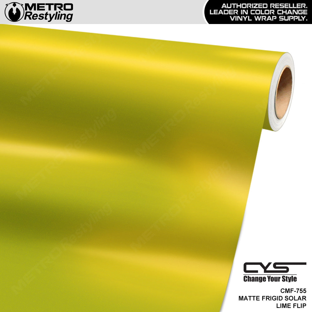Matte Frigid Solar Lime Flip - CYS | Metro Restyling