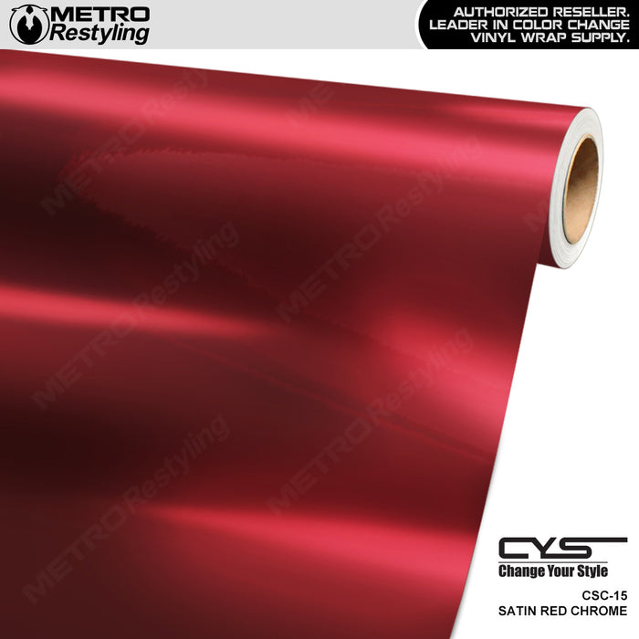 Satin Red Chrome - CYS | Metro Restyling