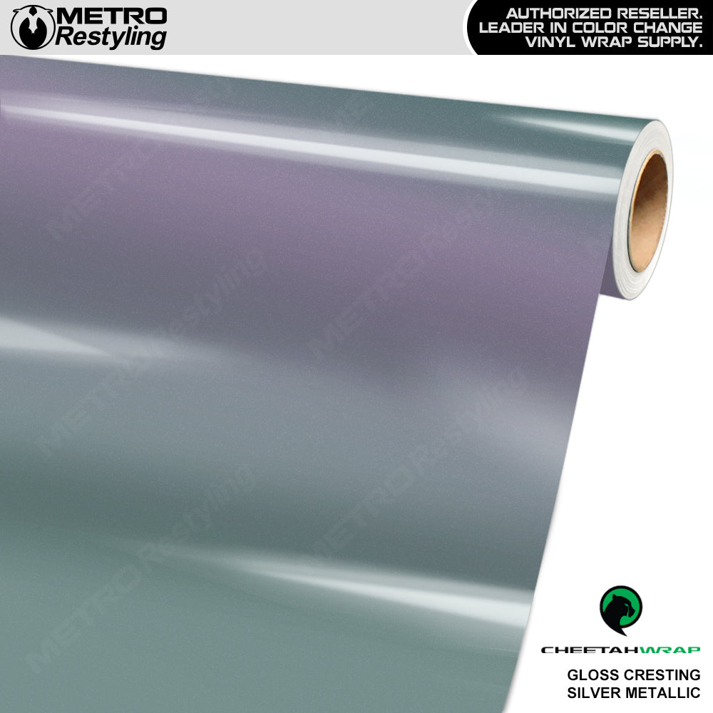 Cheetah Wrap - Gloss Cresting Silver Metallic | Metro Restyling