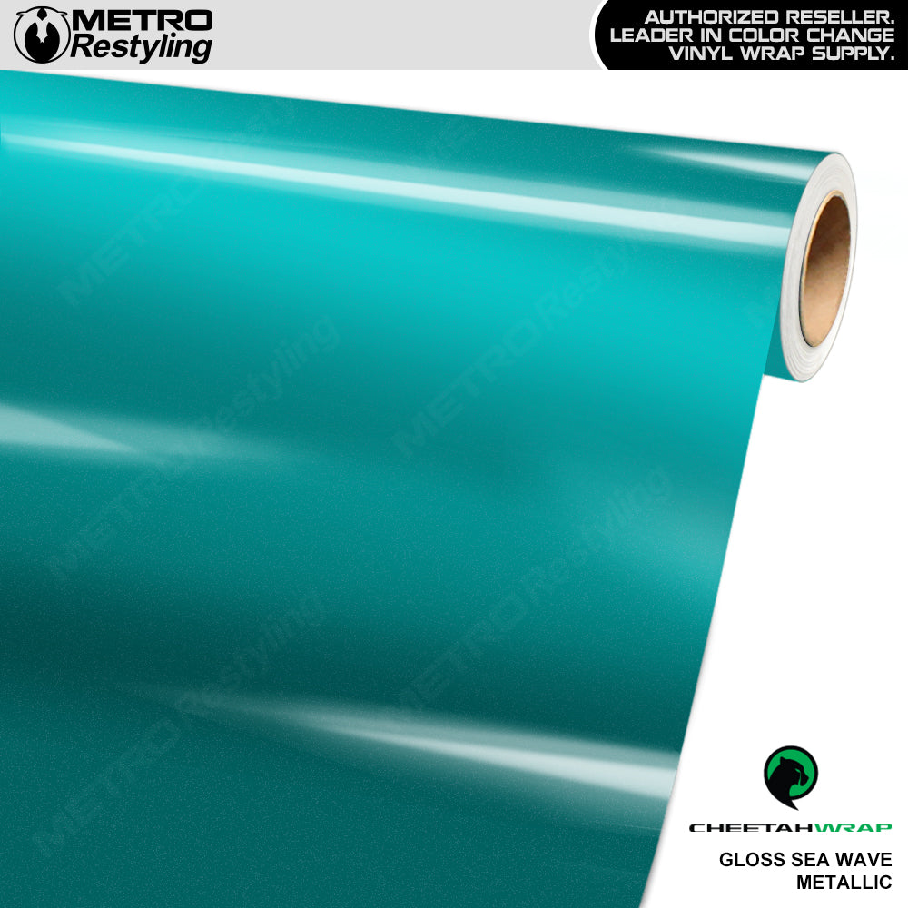 Cheetah Wrap - Gloss Sea Wave Metallic | Metro Restyling