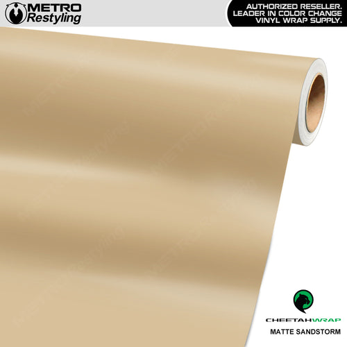 Cheetah Wrap - Matte Sandstorm | Metro Restyling
