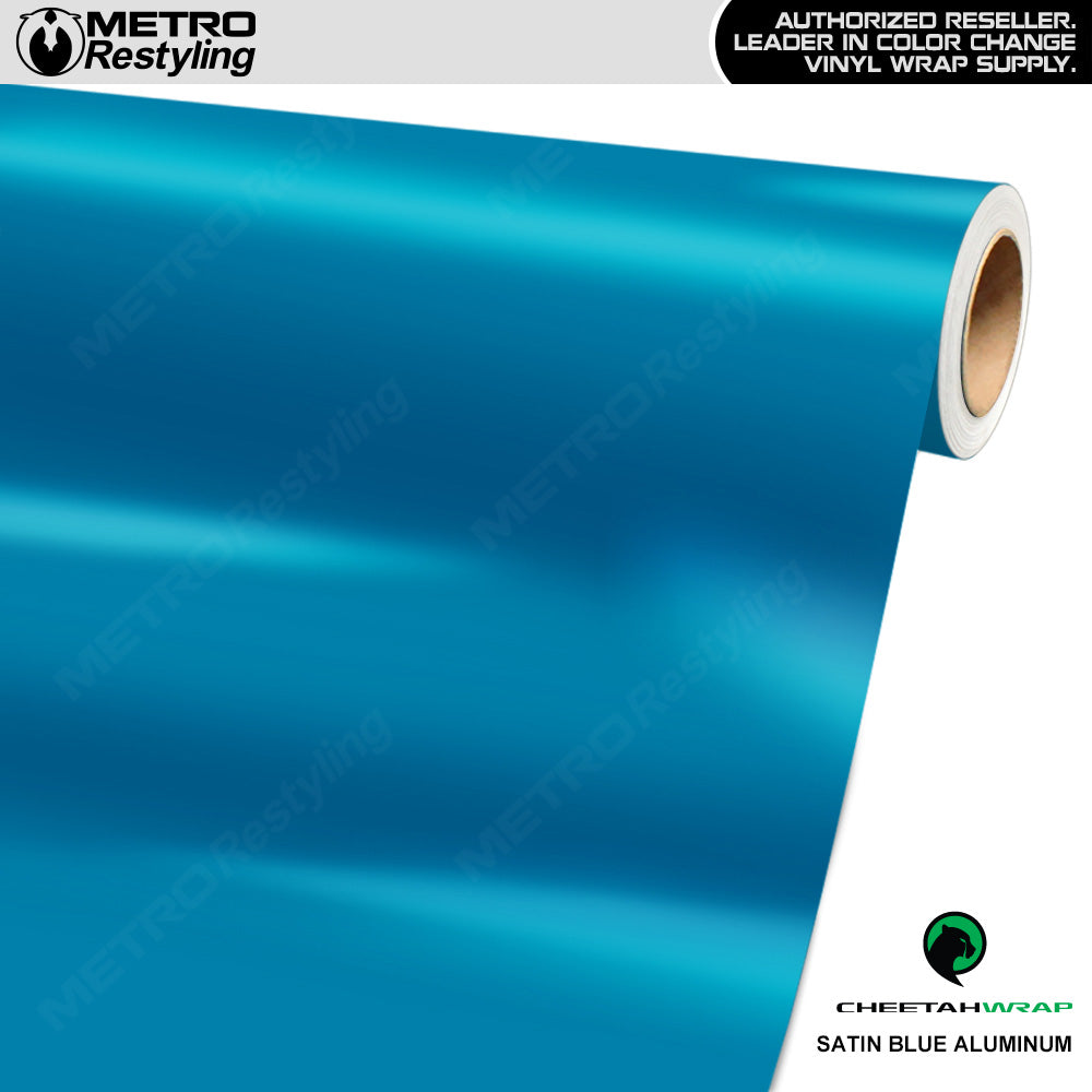 Cheetah Wrap - Satin Blue Aluminum | Metro Restyling