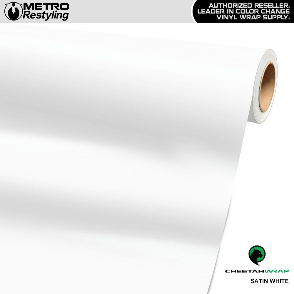 Cheetah Wrap - Satin White | Metro Restyling