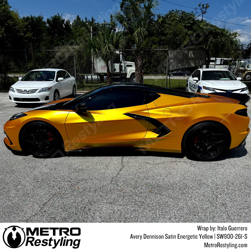 Satin Energetic Yellow - Avery Dennison | Metro Restyling