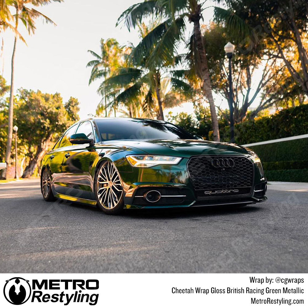 Cheetah Wrap - Gloss British Racing Green Metallic | Metro Restyling
