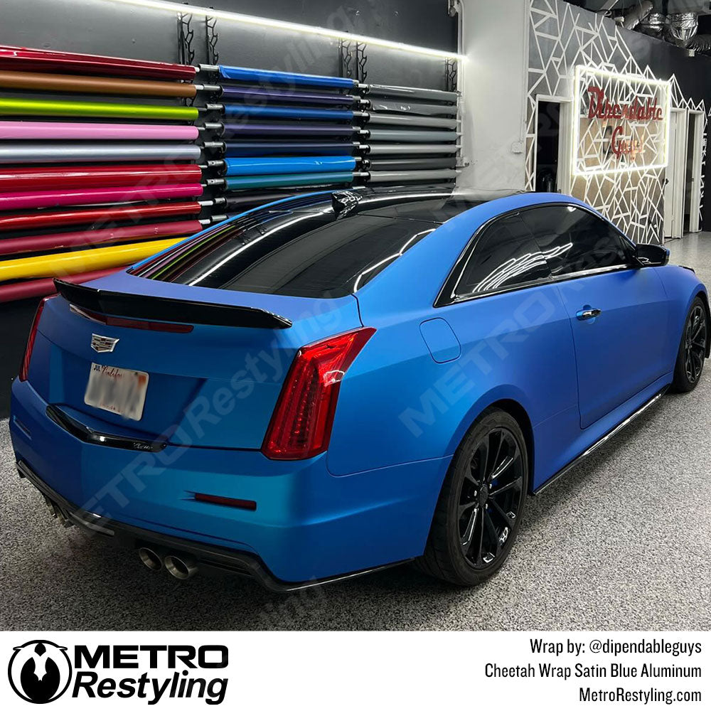 Cheetah Wrap - Satin Blue Aluminum | Metro Restyling