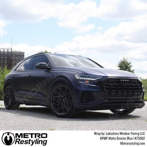 Matte Sinister Blue Vinyl Wrap - KPMF | Metro Restyling