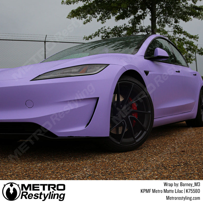 Matte Lilac Vinyl Wrap - KPMF | Metro Restyling