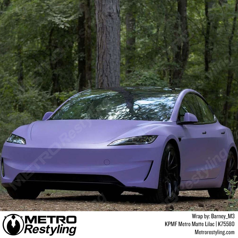 Matte Lilac Vinyl Wrap - KPMF | Metro Restyling