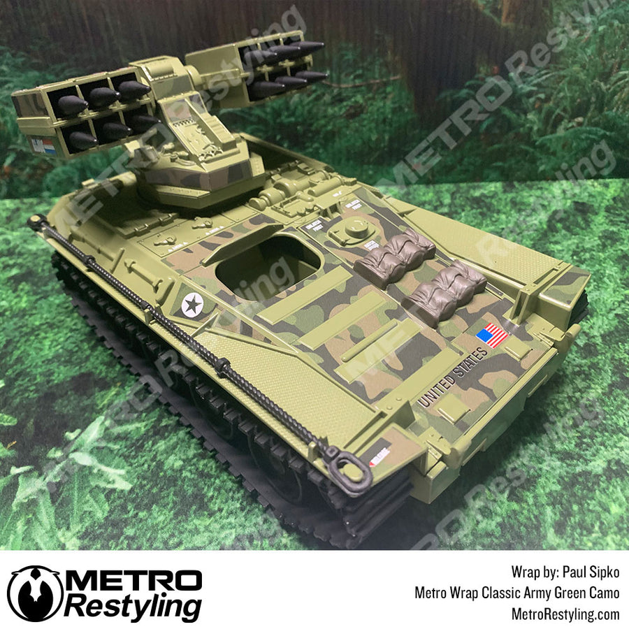 Mini Classic Army Green - Metro Wrap | Metro Restyling